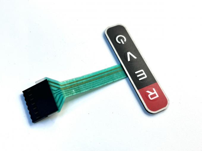 Key Pad Instrument Membrane Keypad With 2.54MM Pitch Female Connector