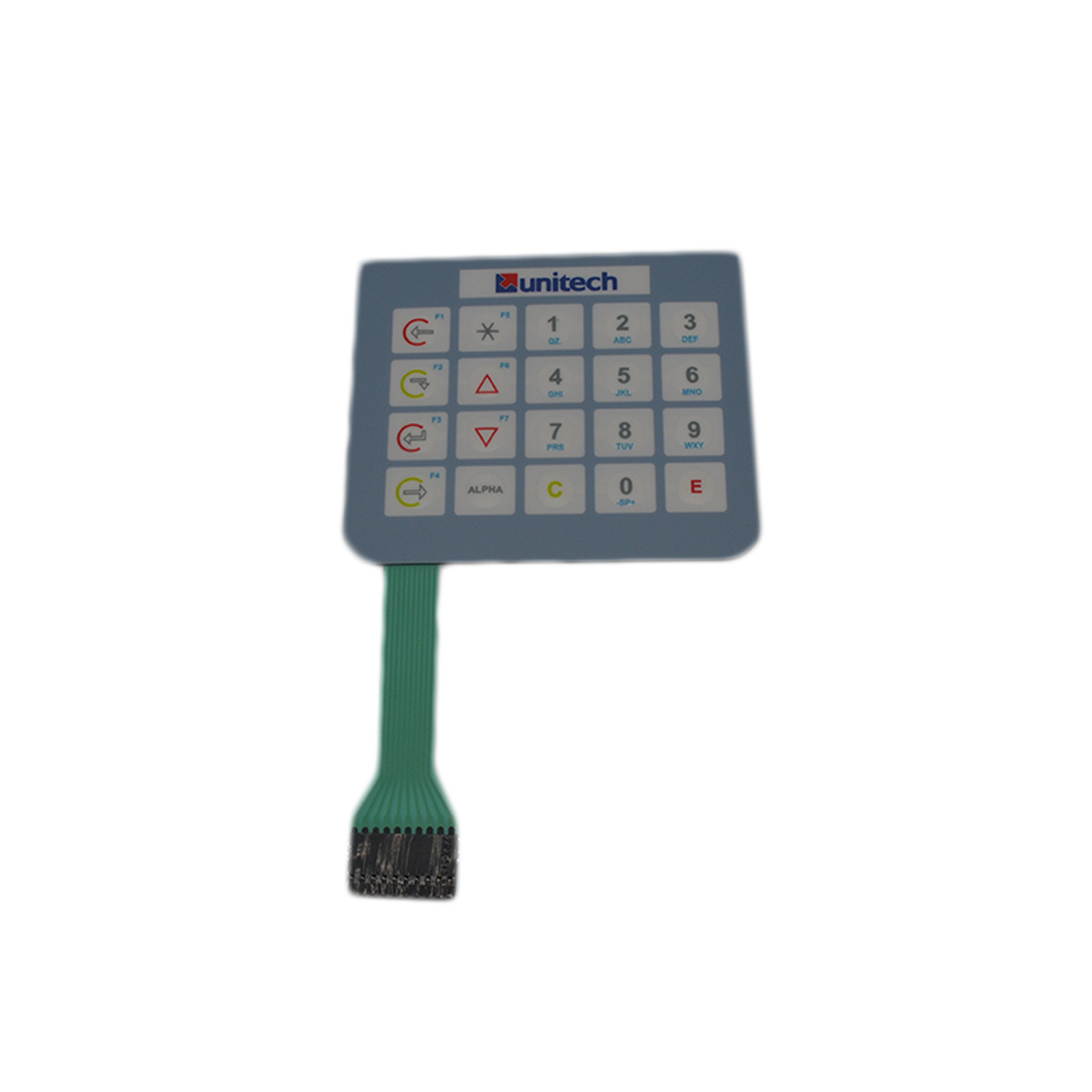 3M467 Flat Membrane Switch With Extension Cables And Multiple Connectors