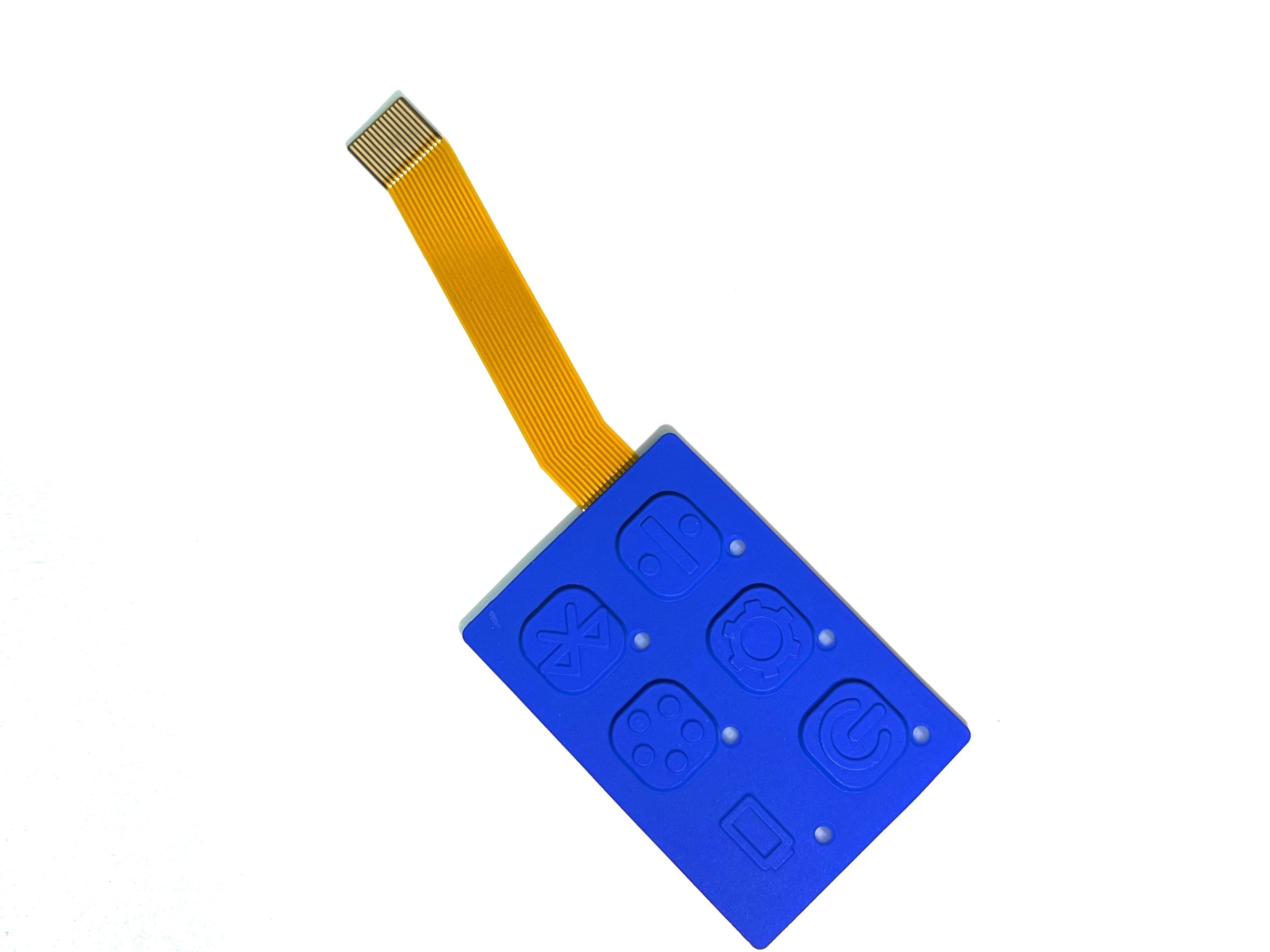OEM Diesign Silicone Rubber Membrane Keypad With FPC Circuit And ...
