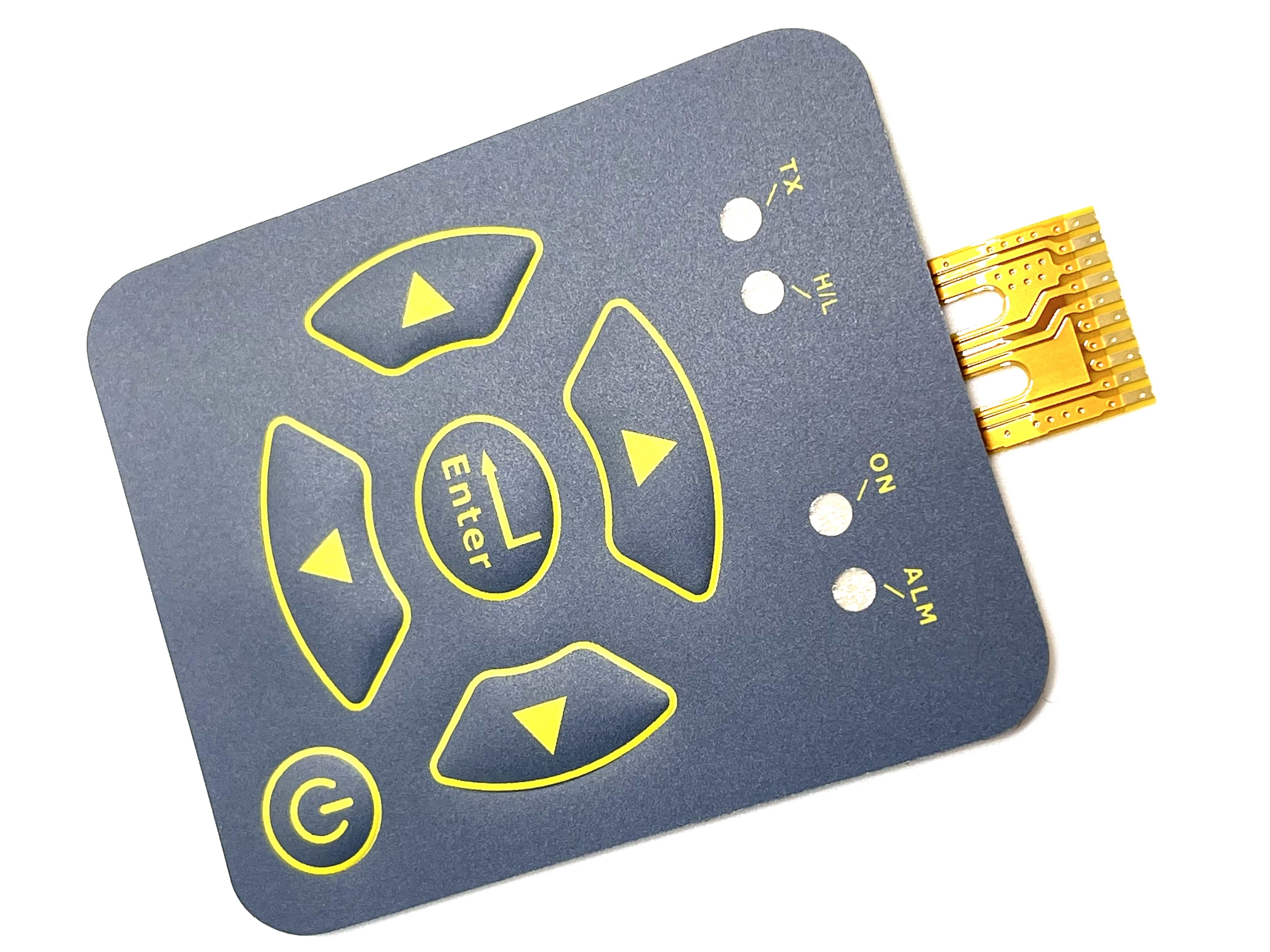 Raim Embossing Metal Dome Backlit Membrane Switch Energy Saving For Siemens