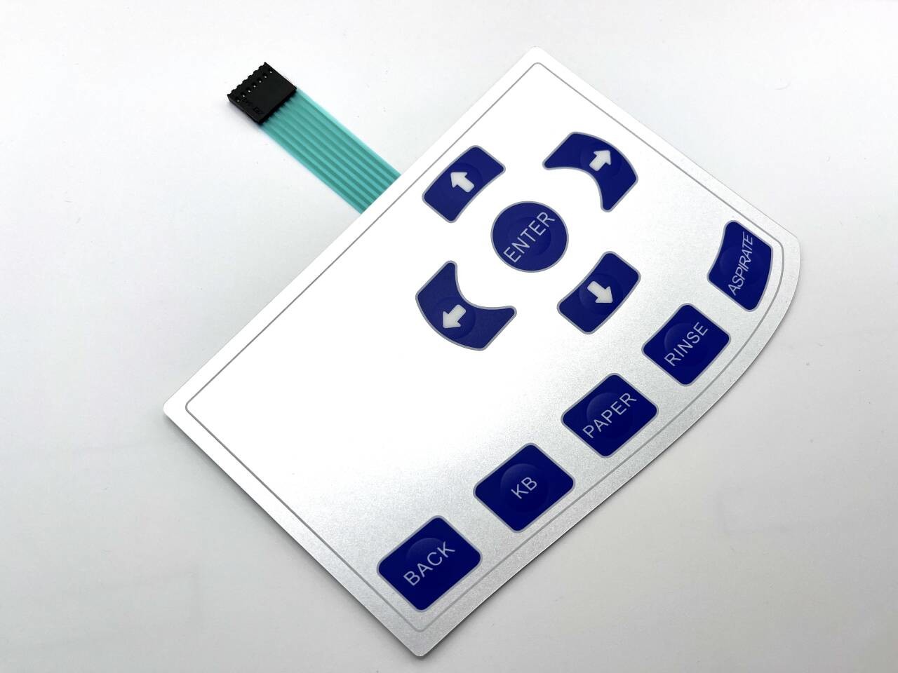 Key Pad Instrument Tactile Switch Keyboard With 2.54MM Pitch Female ...