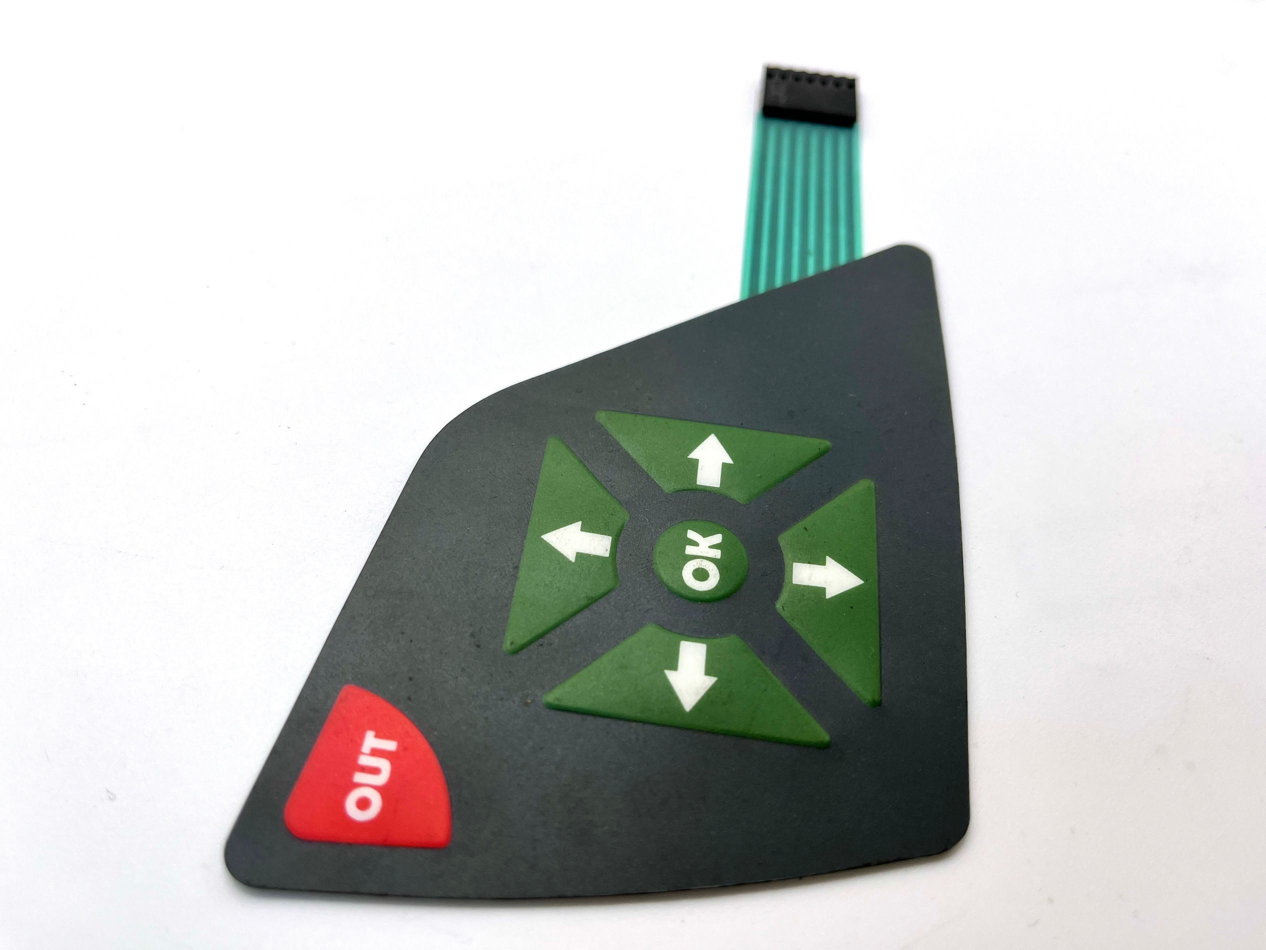 Key Pad Instrument Membrane Switch Panels With 2.54MM Pitch Female ...